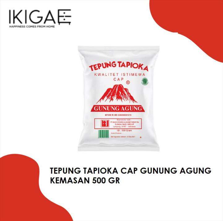 TEPUNG TAPIOKA CAP GUNUNG AGUNG 500GR | Lazada Indonesia