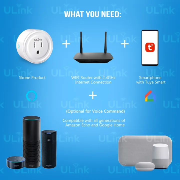 WiFi Smart Plug WiFi Socket Mini Wireless Plug Remote Control Socket ...