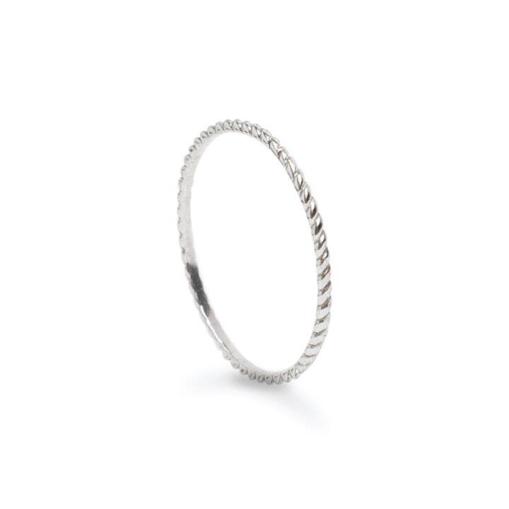 (Pre order) RAVIPA - Audrey Ring - แหวนเงินแท้ชุบทองคำขาว | Lazada.co.th