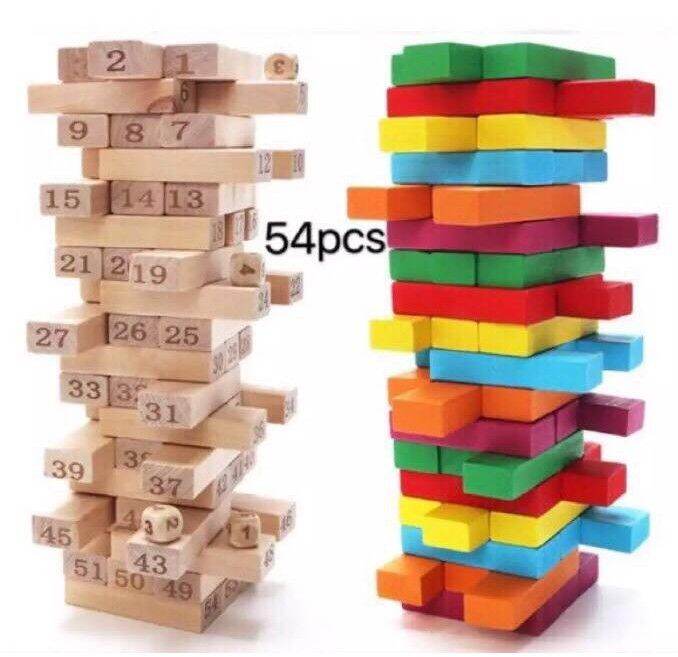 High Stack เกมส์ตึกถล่ม 54ชิ้น | Lazada.co.th