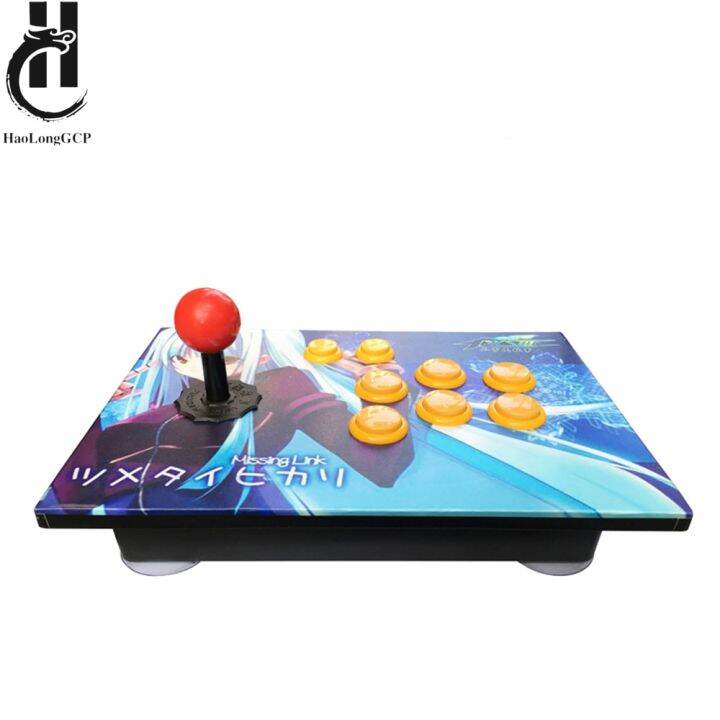quart No Delay 8 Buttons USB Arcade Stick Joystick Gamepad Controller Professional Table Gaming ...