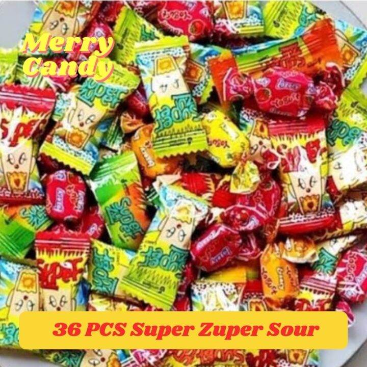 36-50 PCS Super Zuper Sour the Sweet Candy by Unifam | Lazada PH