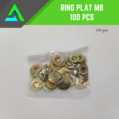 RING PLAT M8 RING PLAT BAUT KUNCI 12 PAKET ISI 100 PCS | Lazada Indonesia