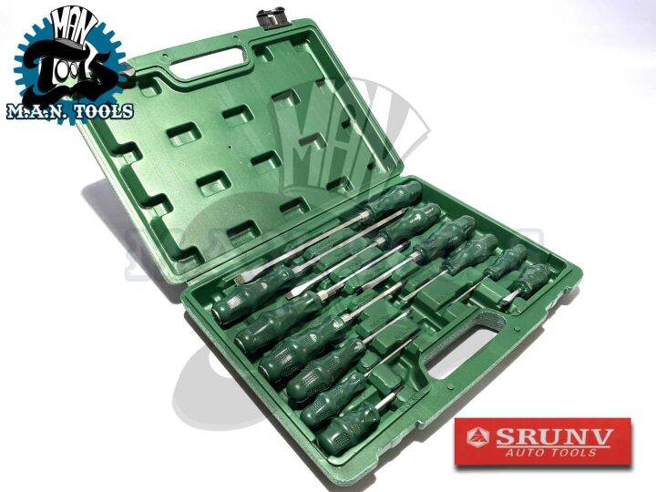 Srunv Impact Screwdriver Set (Metal Impact Cap) 12 Pcs. | Lazada PH
