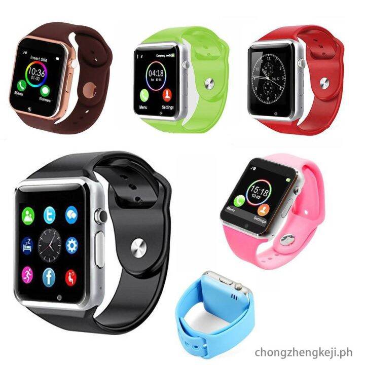 ~ A1 Smartwatch Bluetooth with Camera Support Simcard SD Card | Lazada PH