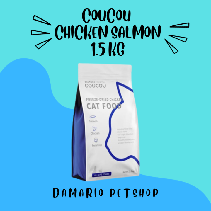 Coucou Salmon Chicken 1.5 kg All Life Stage | Lazada Indonesia