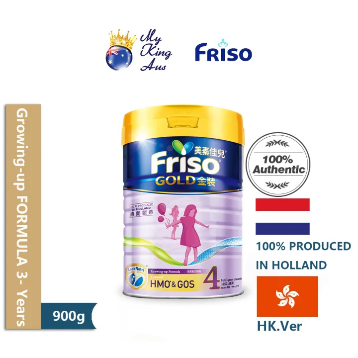 Friso Gold Stage 4 900g Growing-up Formula HMO&GOS [My King AUS] | Lazada PH