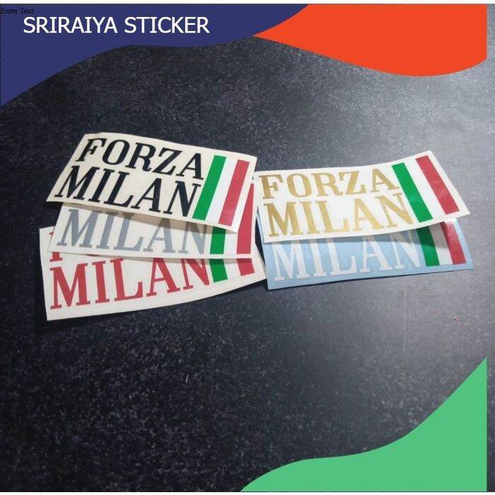 CUTTING STIKER FORZA MILAN STIKER MILANISTI | Lazada Indonesia