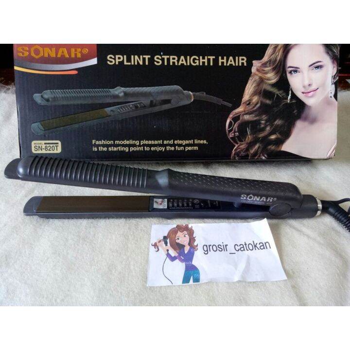 Catokan Sonar SN-820 CATOKAN 2 IN1 - LURUS DAN CURLY - ORIGINAL 100% ...
