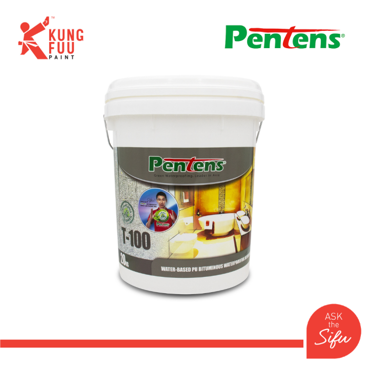 Pentens T-100 5 Kg / 20 Kg Water-based PU Bituminous Waterproofing ...