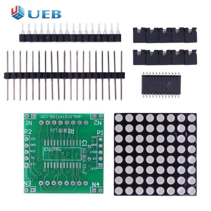 MAX7219 Dot Matrix Display Module SPI/QSPI/MICROWIRE MCU Control Module ...