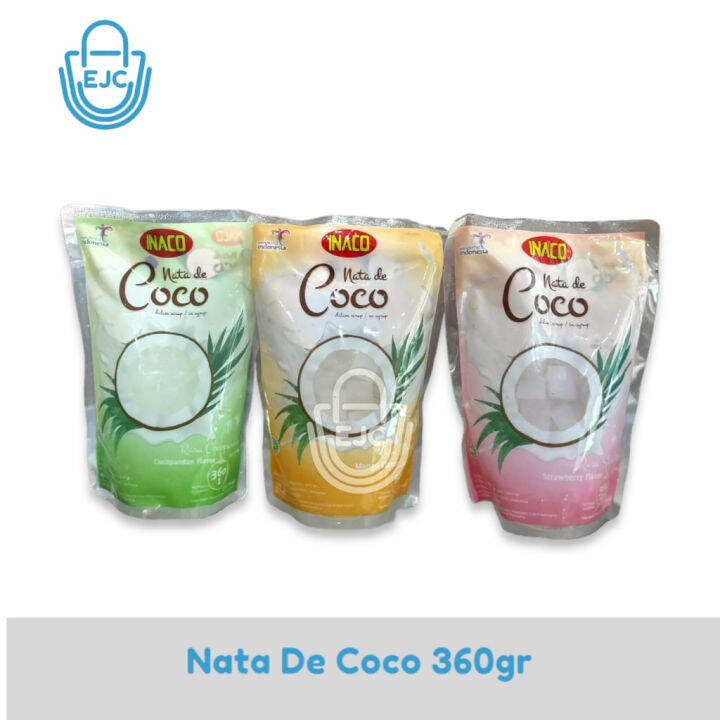 Inaco Nata de Coco Kemasan Pouch 360gr Varian Rasa | Lazada Indonesia