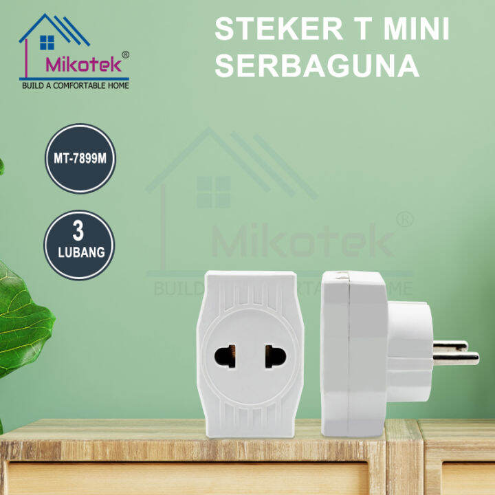 Mikotek - Steker T Serbaguna Mini MT-7899M | Lazada Indonesia