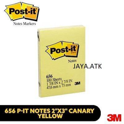 STICKY NOTES 3M POST IT 656 50 X 76 YELLOW ISI 100 KUNING MEMO TEMPEL 2 ...