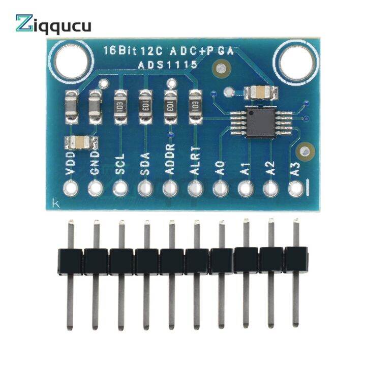 DC2 5.5V ADS1115 16 Bit I2C Module ADC 4 Channel Development Board ...