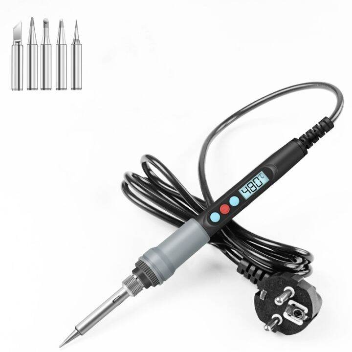 Handskit 90W 220V LED Digital Soldering Iron Set Adjustable Temperature ...