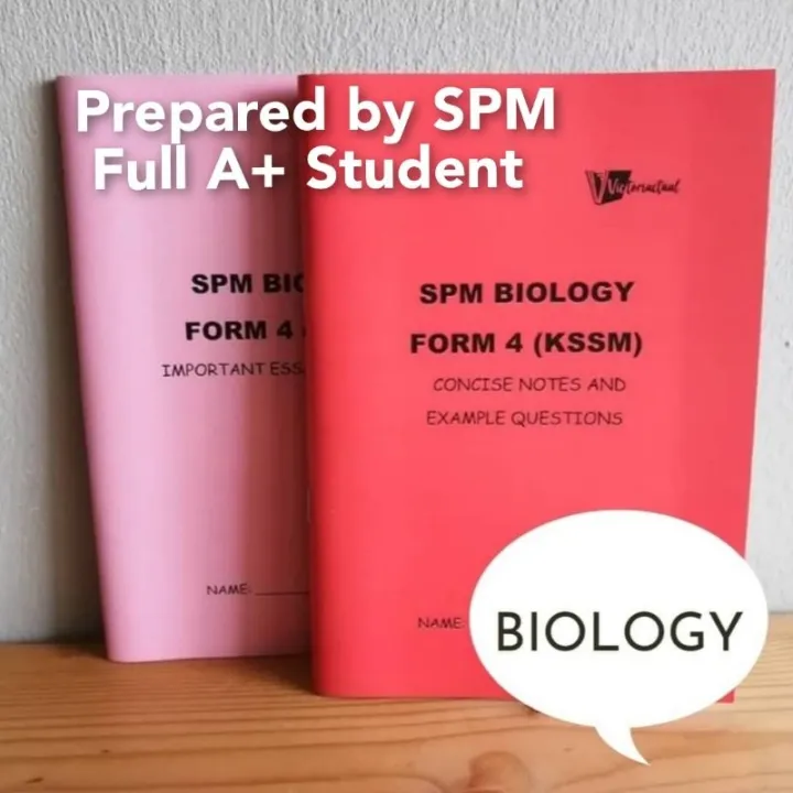ↂ A SPM KSSM 2022 Biology Notes Essay Questions Form 4 and 5 ...