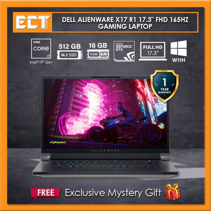 Dell Alienware X17 R1 17.3" FHD 165Hz Gaming Laptop (i7-11800H 4.60Ghz ...