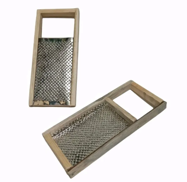 Parutan Kelapa Gagang Kayu Parut Stainless Parutan Gagang Kunyit ...