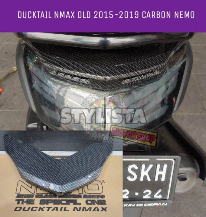 DUCKTAIL NMAX CARBON NEMO OLD NMAX 2015 2016 2017 2018 2019 | Lazada ...