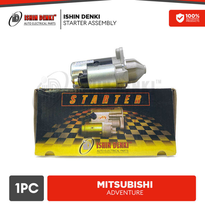 Ishin Denki Starter Assembly Mitsubishi Adventure 4G63 0.8/12 ID-MIT ...