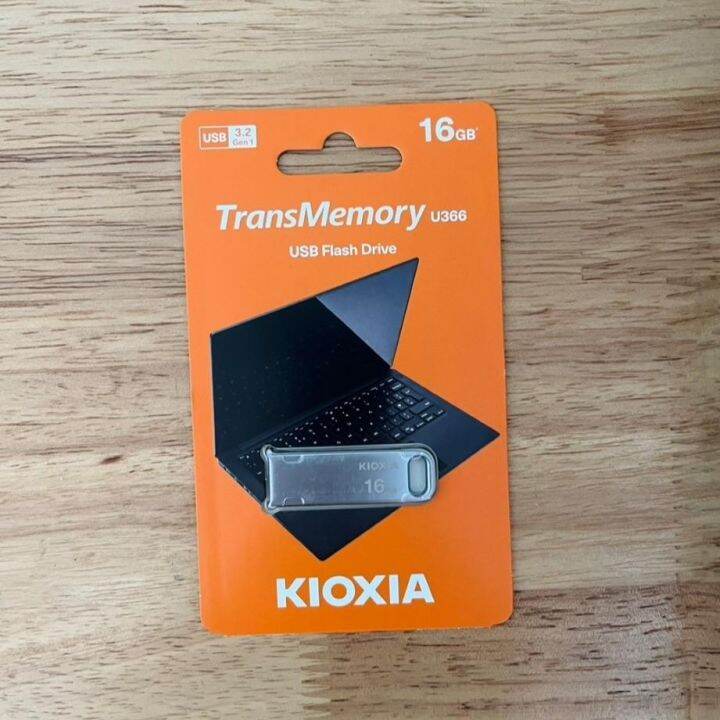 kioxia TransMemory USB Flash drive USB3.2 U366 (แฟลชไดร์ฟ) | Lazada.co.th