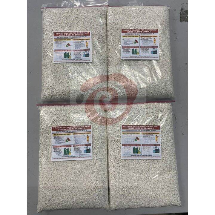 1kg Chlorine Granules - Super Chlor Brand 70 (Repacked) High Quality ...
