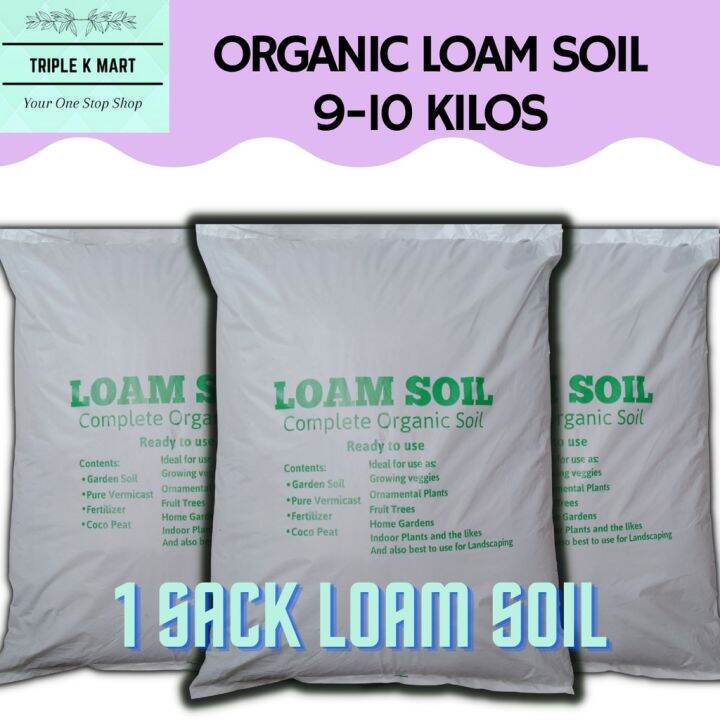 Complete Organic Loam Soil 7-8 Kilos Sold Per Sack. Ready to use for ...