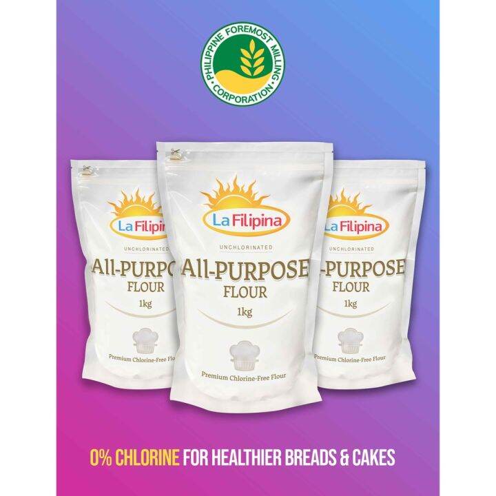 La Filipina Unchlorinated All-Purpose Flour 1 kg | Lazada PH