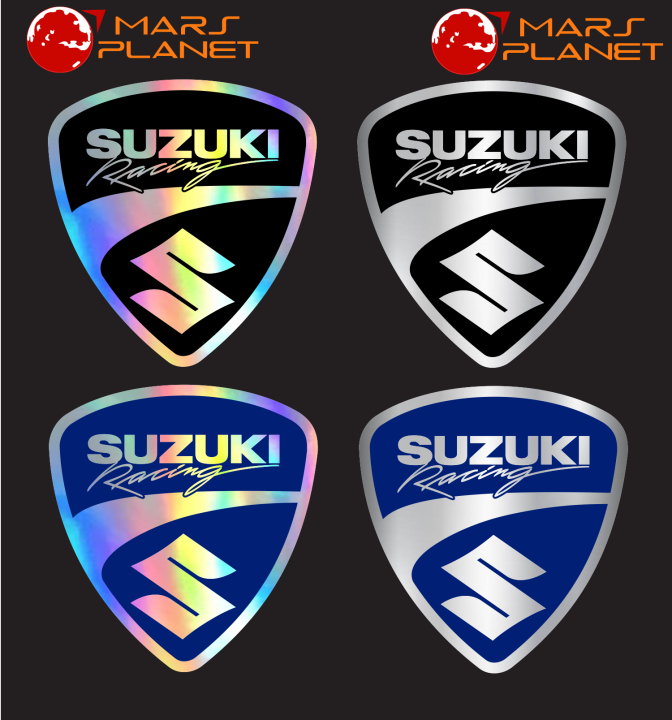SUZUKI RACING STICKER DECAL MOTORCYCLE EMBLEM | Lazada PH