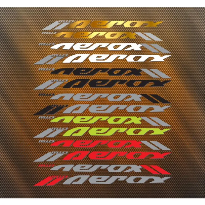 【factory outlet】 AEROX V2 SIDE STICKER DECALS | 2 COLOR DESIGN | Lazada PH