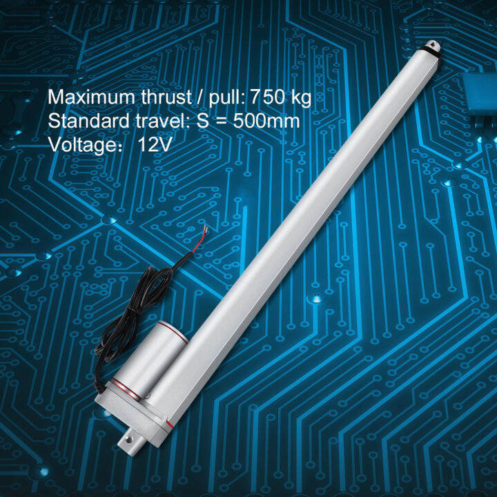 500mm Stroke Heavy Duty DC 12V Load Linear Actuator Electric Motor ...