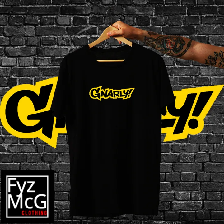 Gnarly Logo Graphic Shirt Front Print Unisex | Lazada PH