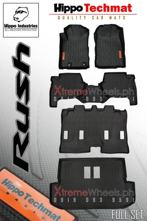 Toyota RUSH 2018-2024 Deep Dish matting Thailand Made Hippo Brand ...
