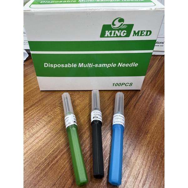 Multi-Sample Needle with and w/o Flashback 21Gx1 1/2 G22 G23 KING MED(1 ...