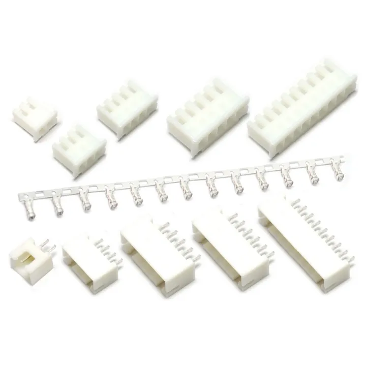 10set XH2.54MM connector connector plug straight pin socket terminal block 2p 3P 4P 5P 6P 7P 8P ...