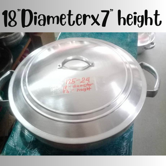 Jumbo Size Aluminum Casserole Pinukpok handmade Cookware set, Aluminum ...