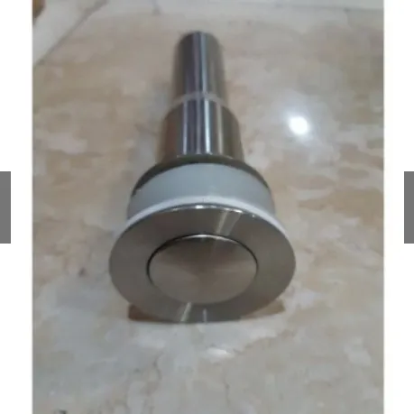 SUS 304 ER-2307 Stainless Strainer Push Button with Tail piece for lavatory and kitchen sinkXyF ...