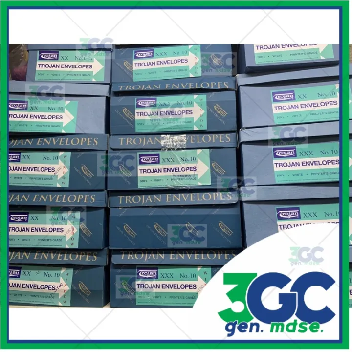 (IN STOCK)🔥Trojan White Long/ Short Printer Grade White Envelopes ...