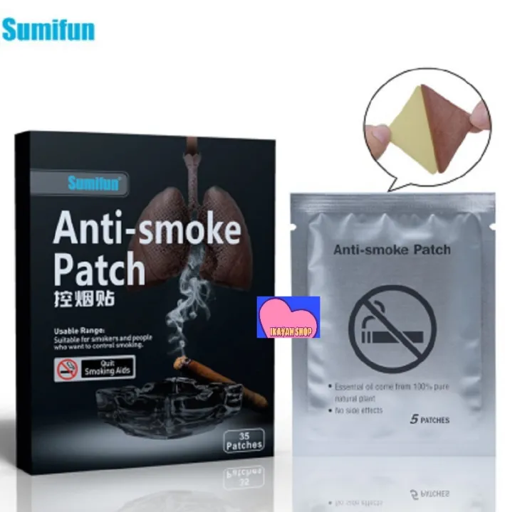 Sumifun Anti-Smoke Patch Koyo Mengurangi Candu Rokok Anti Smoke Terapi ...