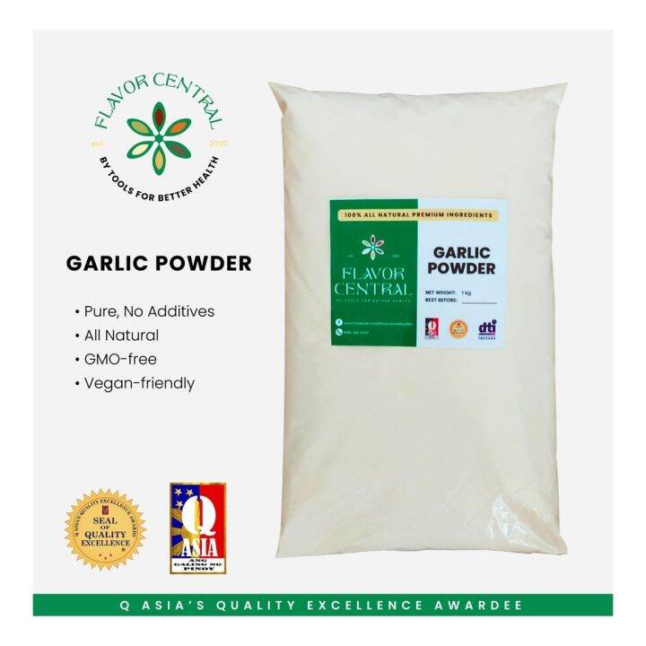 Flavor Central Garlic Powder 1KG Premium Pure Natural Vegan | Lazada PH