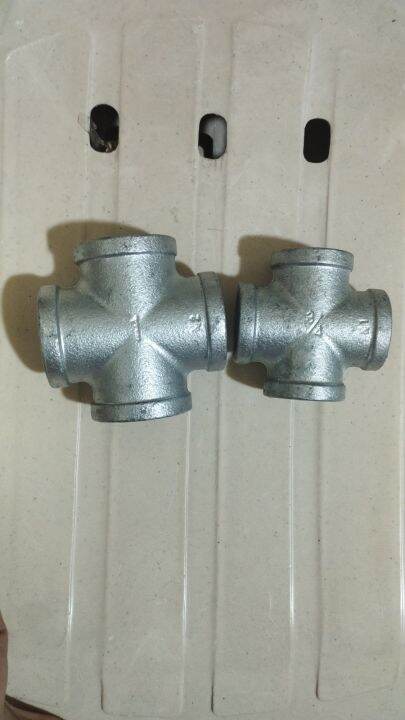 Galvanized Iron G.I Cross Tee 1/2 , 3/4 Or 1 Inch S20 Manipis | Lazada PH