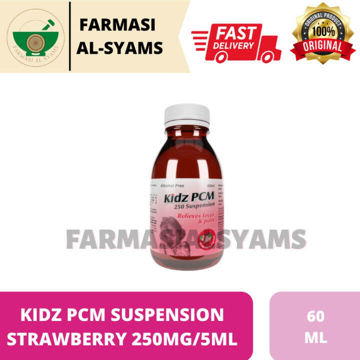 WINWA Kidz PCM Paracetamol Syrup 60ml STRAWBERRY FLAVOR | Lazada