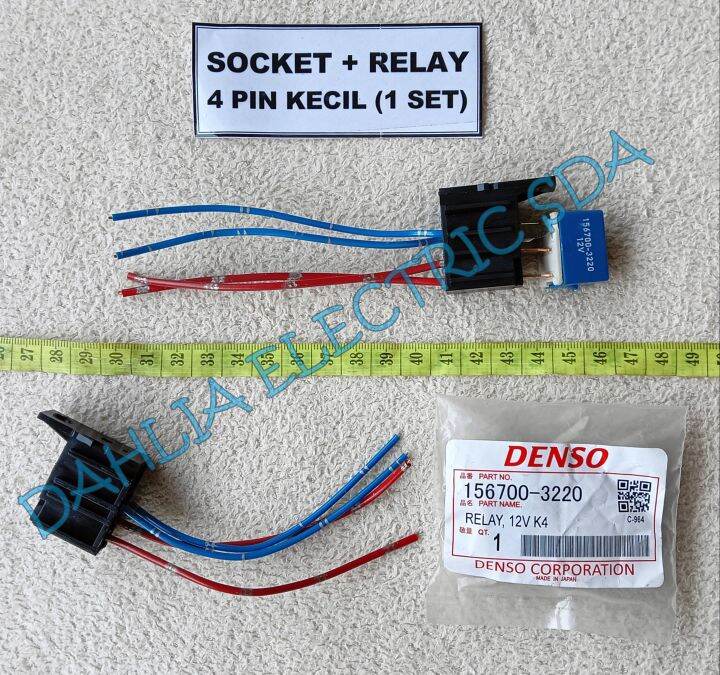 RELAY + SOCKET 4 PIN KECIL (1 SET) | Lazada Indonesia