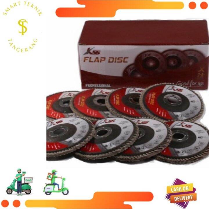 MG PROMO!!! Amplas Susun Flap Disc Grid Grit ukuran lengkap Mata Gerinda Amplas Besi TEBAL ...