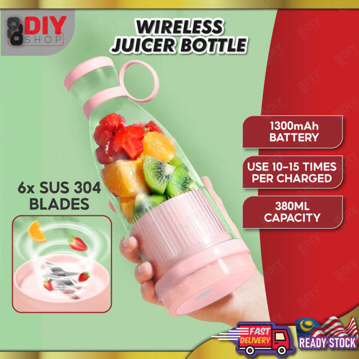 88 Diy Shop - Portable Electric Fruit Juicer Blender / Rechargeable Juice Cup, Blender Buah ...