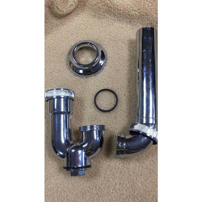 P-TRAP LAVATORY SINK PARTS AND ACCESSORIES SET 1 1/4 INCH PLASTIC ...