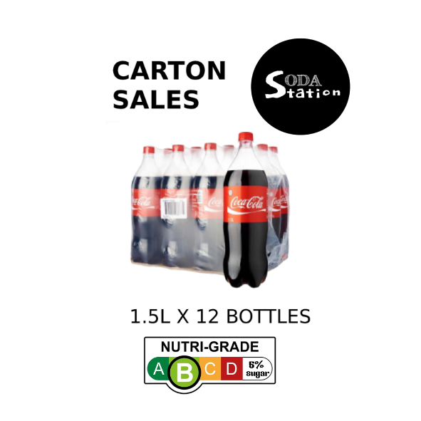 Coca Cola Coke Original Taste 1.5l X12 Bottles Carton Not Classic ...