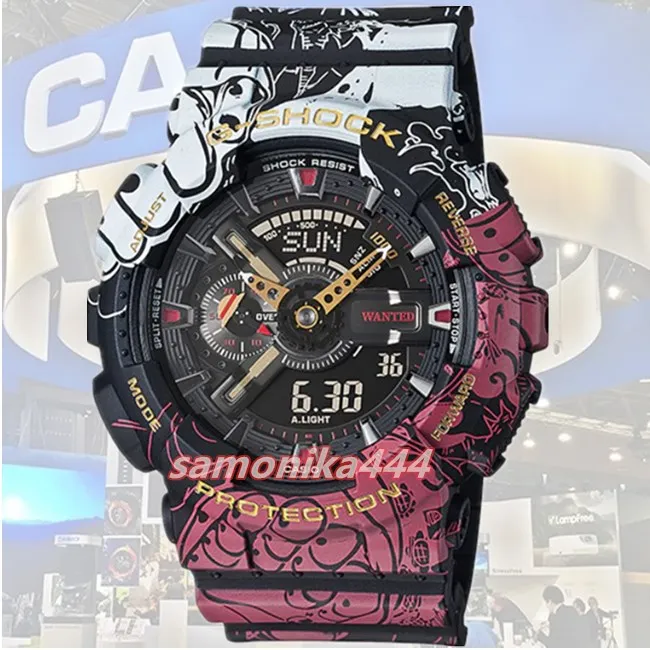 Casio One Piece รุ่น Limited Edition นาฬิกา Luffy GSHOCK GA-110JOP ...