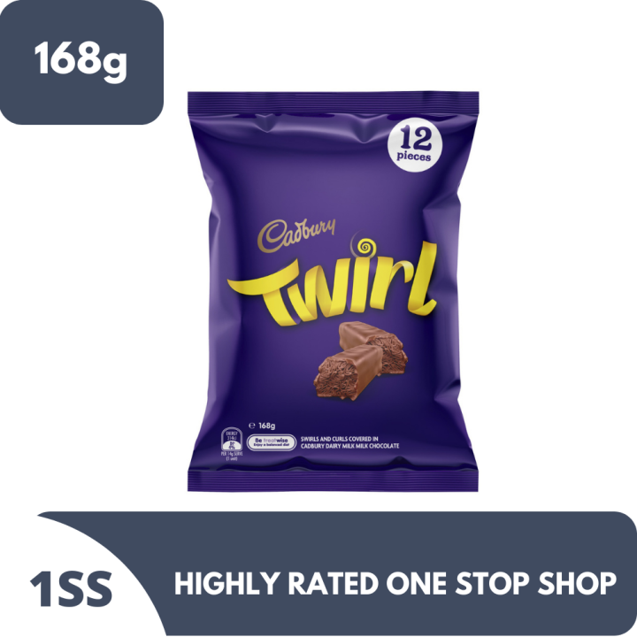 Cadbury Twirl 12 pieces 168g | Lazada PH